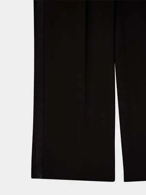 Dolce & Gabbana Flared Virgin Wool Tuxedo Pants