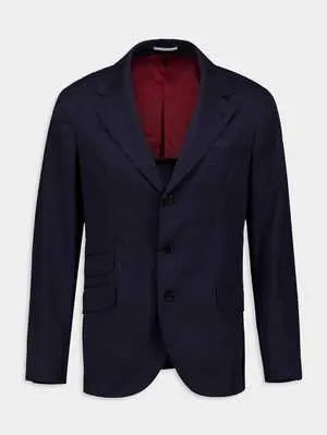 Brunello Cucinelli Single-breasted Cotton Blazer