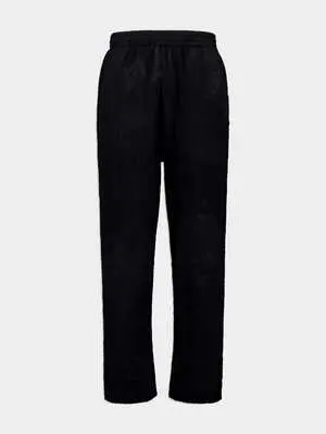 Balenciaga Crinkle-effect Trousers - Black