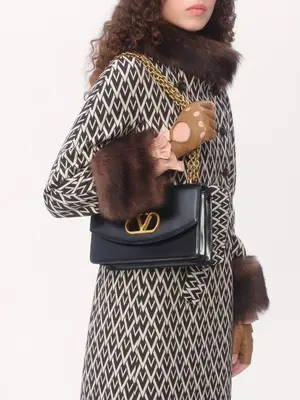 Valentino Garavani Vain Shoulder Bag - Black