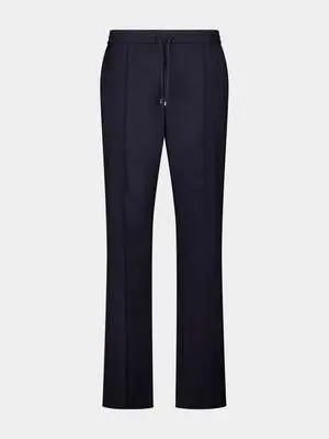 Valentino Garavani Wool Mohair Trousers - Black