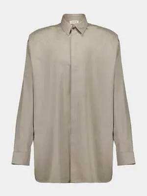 Fear Of God Khaki Oxford Vented Button-up Shirt - Green