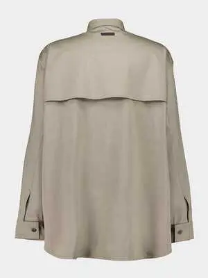 Fear Of God Khaki Oxford Vented Button-up Shirt - Green