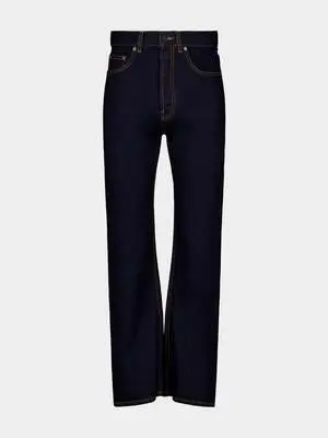 Palm Angels Logo-embroidered Denim Jeans