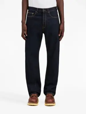 Palm Angels Logo-embroidered Denim Jeans