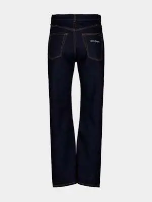 Palm Angels Logo-embroidered Denim Jeans