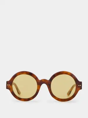 RETROSUPERFUTURE Nakagin Tower Daze Havana Sunglasses - Brown
