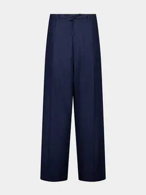 Balenciaga Fluid Tailored Trousers - Blue