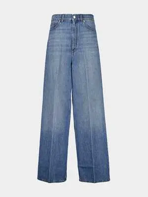Stella McCartney Iconic Wide-leg Jeans - Blue