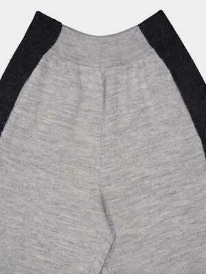 Stella McCartney Colour-blocked Knit Trousers - Grey
