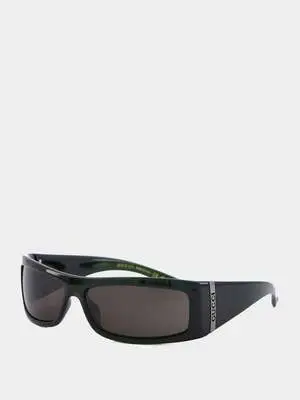 Gucci Rectangular Frame Sunglasses - Green
