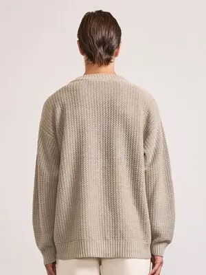 Frescobol Carioca Jardim Linen Sweater - Beige
