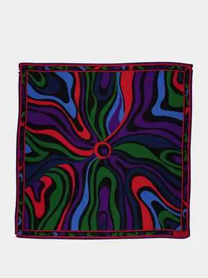 Emilio Pucci Wool Silk Scarf - Multicolour