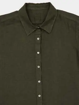 120% Lino Military Linen Shirt