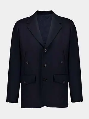 Boglioli Tailored Virgin Wool Jacket - Blue