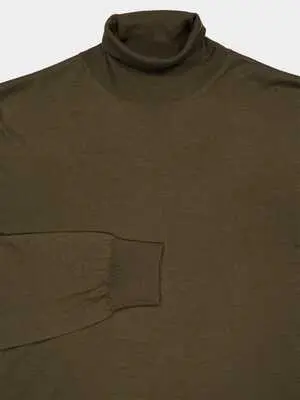 Boglioli Virgin Wool Turtleneck Sweater - Green