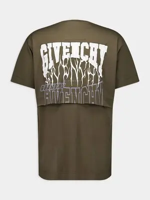 Givenchy Layered Logo T-shirt - Brown
