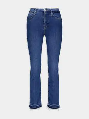 FRAME Denim Cotton Trousers - Blue