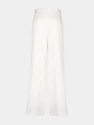 Matteau Chalk Straight Twill Trouser