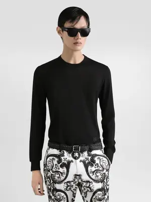 Dolce & Gabbana Silk Crewneck Pullover
