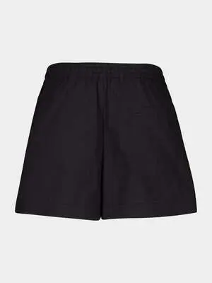 Matteau Relaxed Organic Cotton Shorts - Black