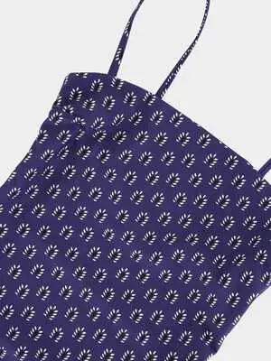 Matteau Petite Square Maillot - Blue