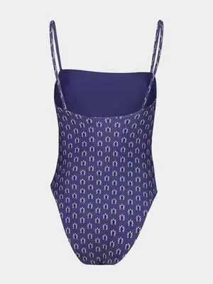 Matteau Petite Square Maillot - Blue