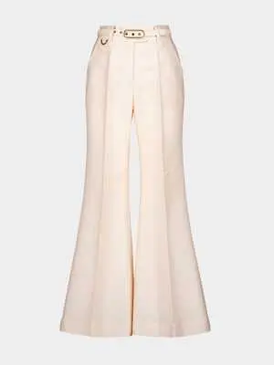 Zimmermann Macadamia Eden Wide Leg Pant