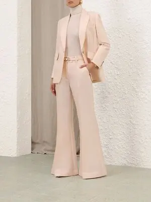 Zimmermann Macadamia Eden Wide Leg Pant