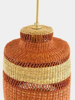 GOLDEN EDITIONS Dash Small Straw Pendant Lamp