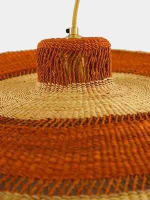 GOLDEN EDITIONS Deeply Xl Straw Pendant Lamp