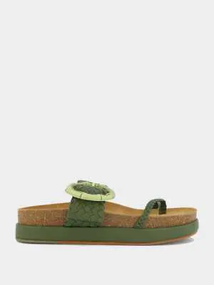Johanna Ortiz Broadwalk Romance Sandals - Green