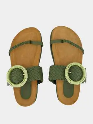 Johanna Ortiz Broadwalk Romance Sandals - Green