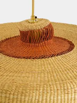 GOLDEN EDITIONS Deeply Straw Pendant Lamp