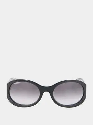 Gucci Round Frame Sunglasses - Black