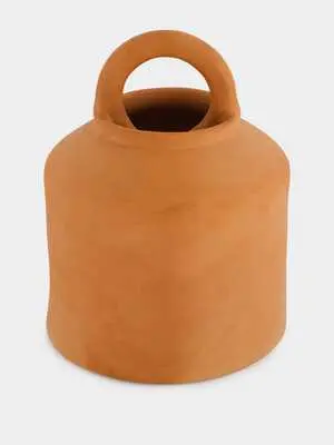 HONORÉ Terracotta Bell Nori Pendant Lamp - Orange