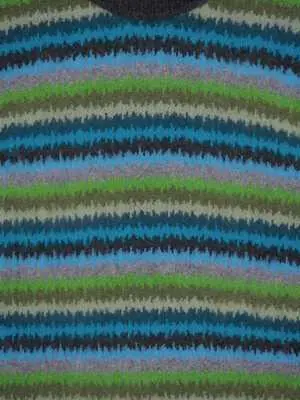 PIACENZA CASHMERE 1733 Striped Cashmere Turtleneck Sweater