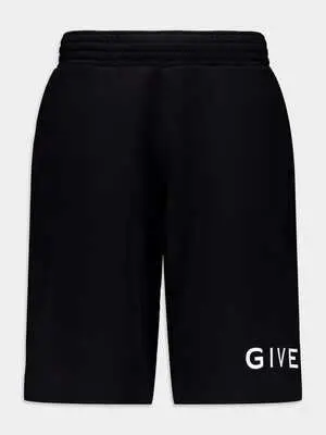 Givenchy Boxy Fit Cotton Shorts