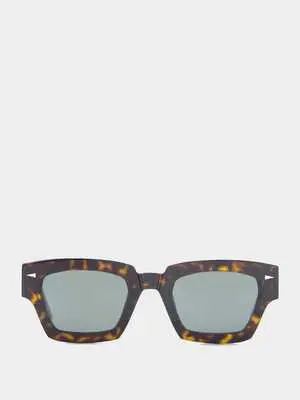 AHLEM Magenta Square Frame Sunglasses - Brown