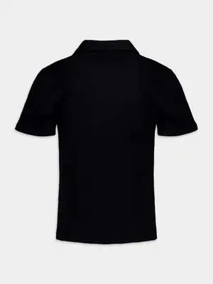 Frescobol Carioca Polo Faustino Terry Cotton - Black