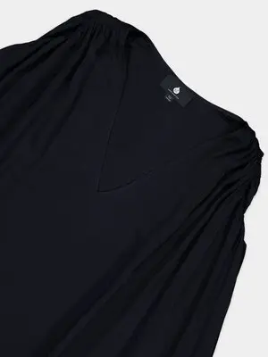 Su Paris Chala Oversize Cape Dress