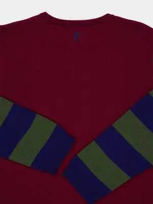 PAULA Matilda Cabernet Knitted Long-sleeved Top - Red