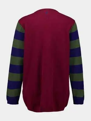 PAULA Matilda Cabernet Knitted Long-sleeved Top - Red