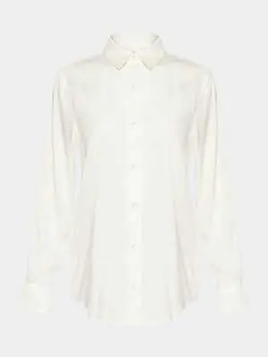 PAULA Essential Silk Shirt - White