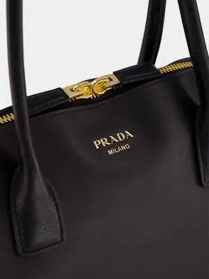 Prada Medium Leather Tote Bag