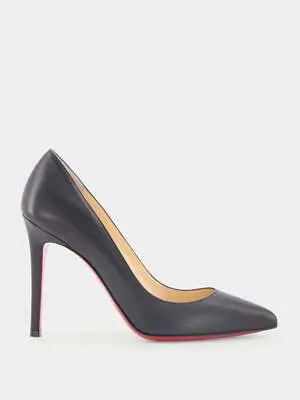 CHRISTIAN LOUBOUTIN Pigalle 100mm Leather Pumps - Black