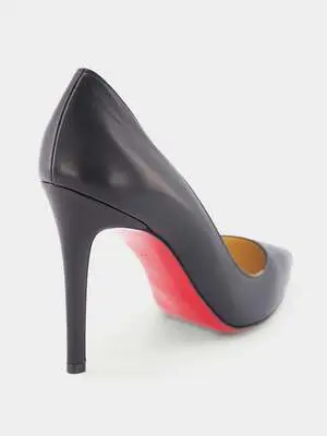 CHRISTIAN LOUBOUTIN Pigalle 100mm Leather Pumps - Black