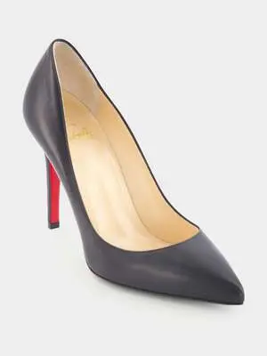 CHRISTIAN LOUBOUTIN Pigalle 100mm Leather Pumps - Black