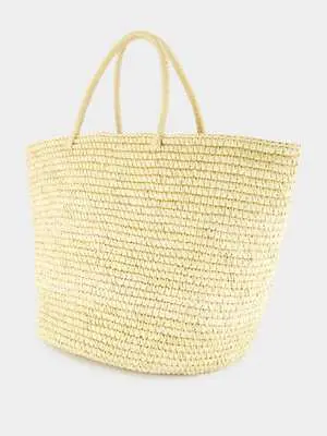 SENSI STUDIO Natural Straw Maxi Tote - Beige