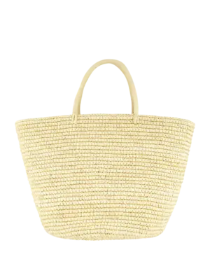 SENSI STUDIO Natural Straw Maxi Tote - Beige